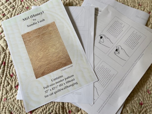 Welsh Quilt Centre - Mel ( Honey ) a Patten by Sandie Lush